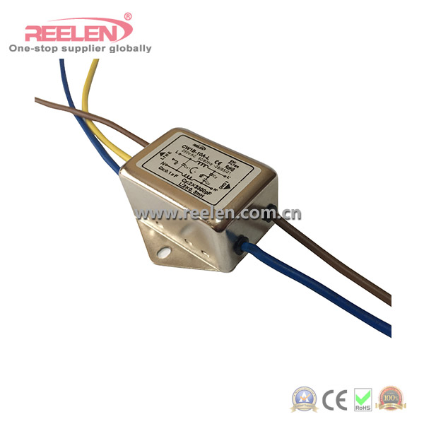 10A Single Phase Single Pole Wire out Type EMI Filter